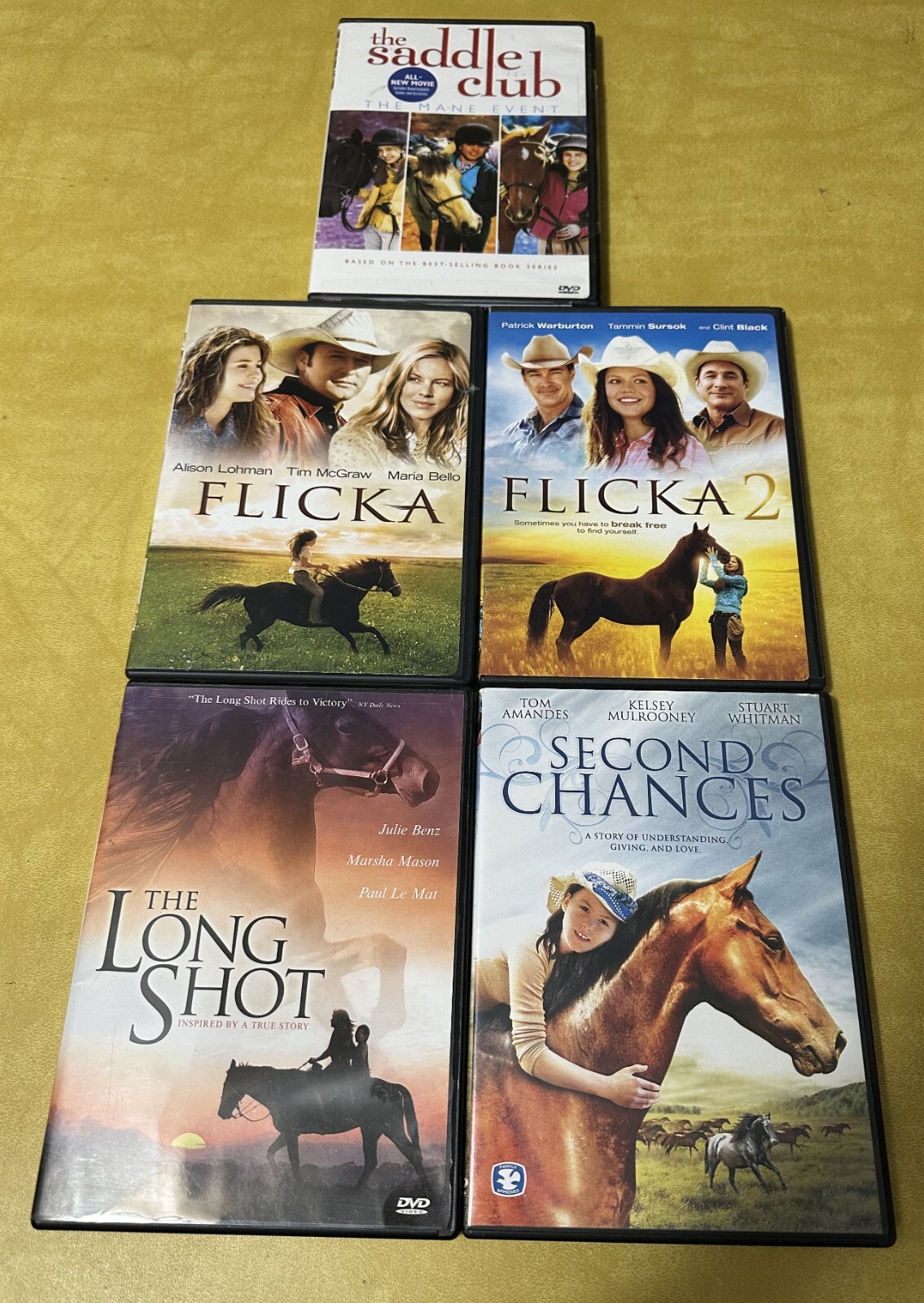Horse Dvd’s: The Long Shot, Second Chances, Flicka, Flicka 2, The ...