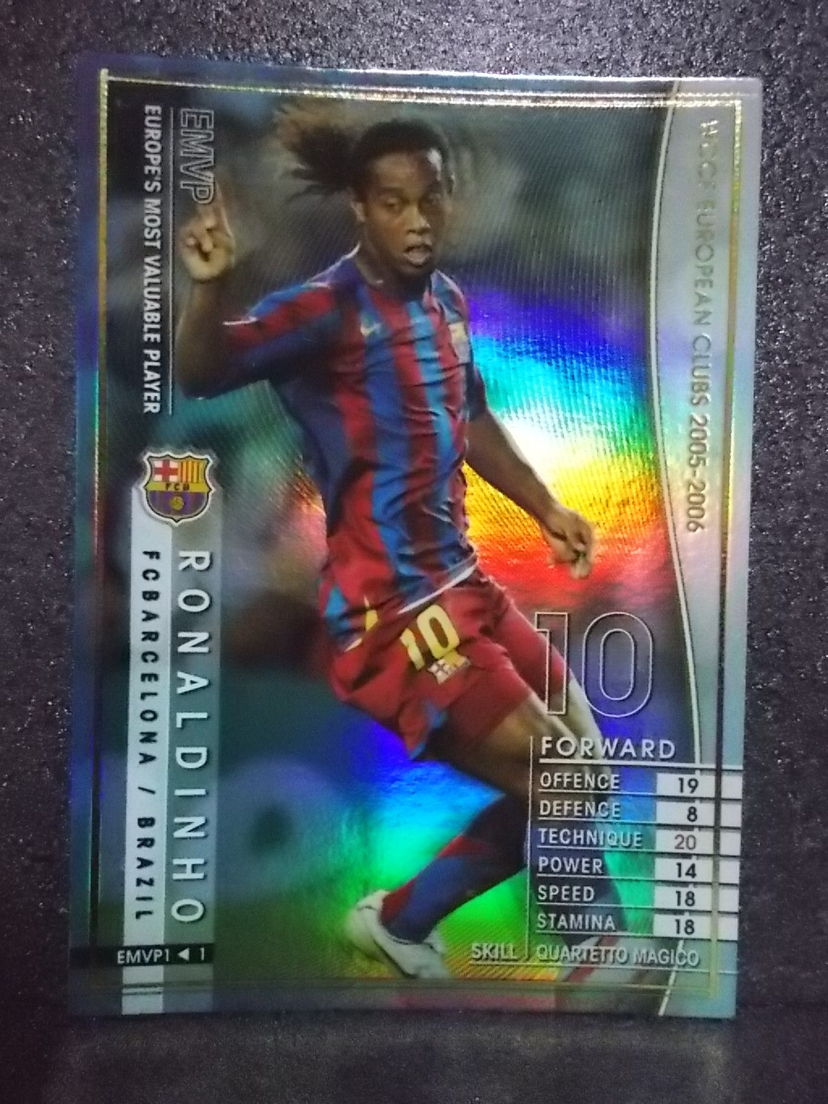 Panini WCCF RONALDINHO Rookie Barcelona AC Milan | eBay