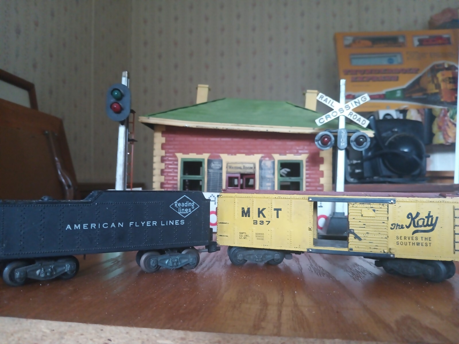 American Flyer S Gauge Model Railroad #637 Katy Box Car, Used | eBay