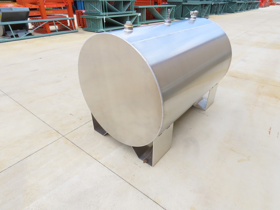 300 Gallon Aluminum Liquid Storage Tank 60"L x 42"H For Pump | eBay