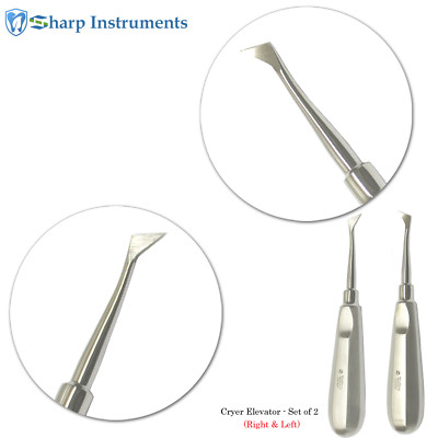 Cryer Elevators Used To Loosen Teeth Periodontal Ligament to Ease ...