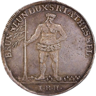 1739 IBH German States Brunswick Luneburg Wildman Taler, PCGS XF 45 ...