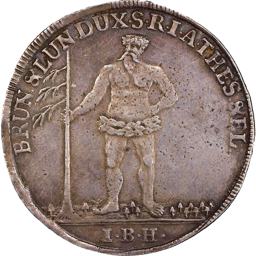 1739 IBH German States Brunswick Luneburg Wildman Taler, PCGS XF 45 ...