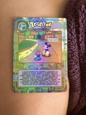 ToonTown Holographic Rare Card | eBay