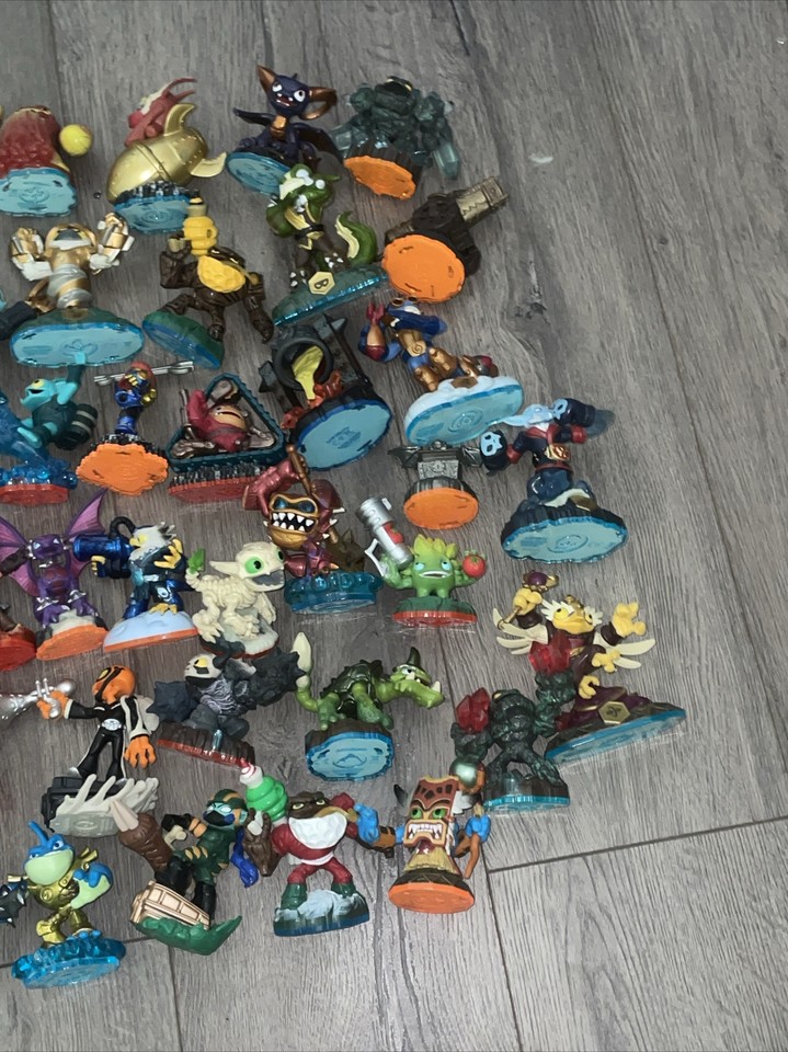 54 Skylanders Figures Mixed Giants Trap Team Spyros Lot RARE FIGURES ...