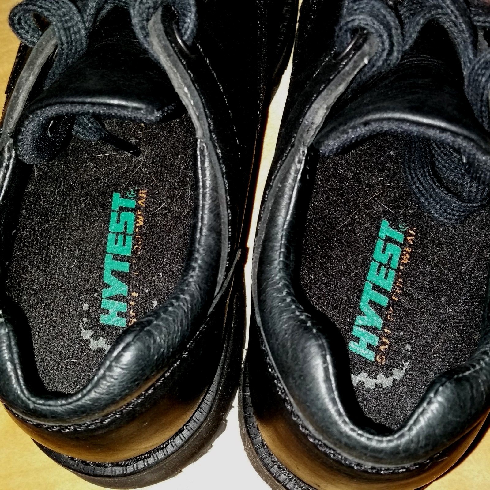 HYTEST WATERPROOF/OIL RESISTANT BLK LEATHER STEEL TOE OXFORD SHOE ...