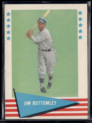 1961 Fleer Baseball Greats #9 Jim Bottomley Cardinals (HOF) EX ...