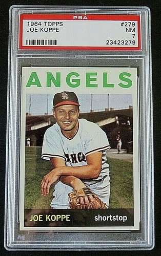 1964 TOPPS Joe Koppe BASEBALL CARD #279 California Angels ~ PSA 7 | eBay