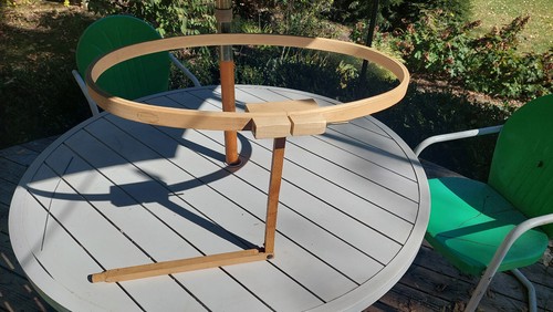 Vintage Gibbs Oval Quilting Hoop Frame With Stand plus Original Box | eBay