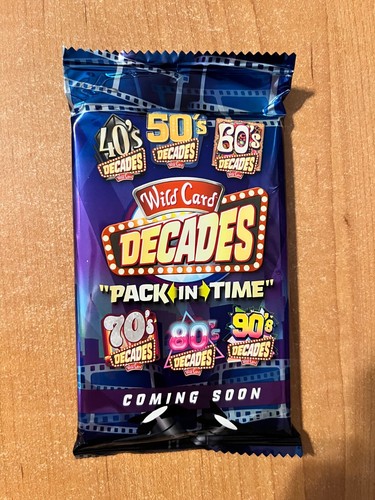 2024 Wild Card National Convention (1) Factory Sealed DECADES Promo ...