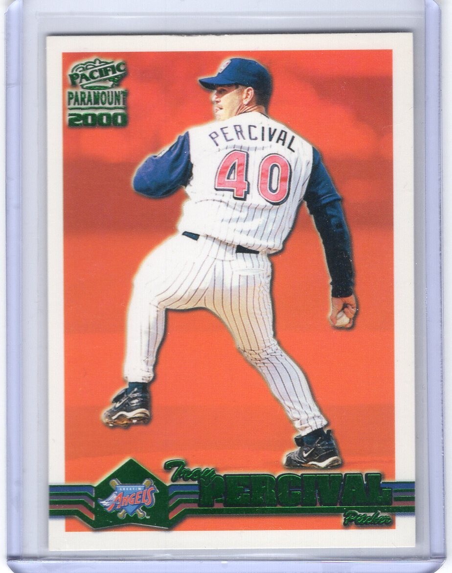 TROY PERCIVAL 2000 Pacific Paramount EMERALD GREEN #6 - ANGELS | eBay