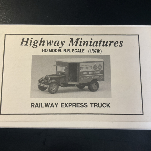 Jordan Highway Miniatures 360-214 Railway Express Truck Kit 1/87 HO ...