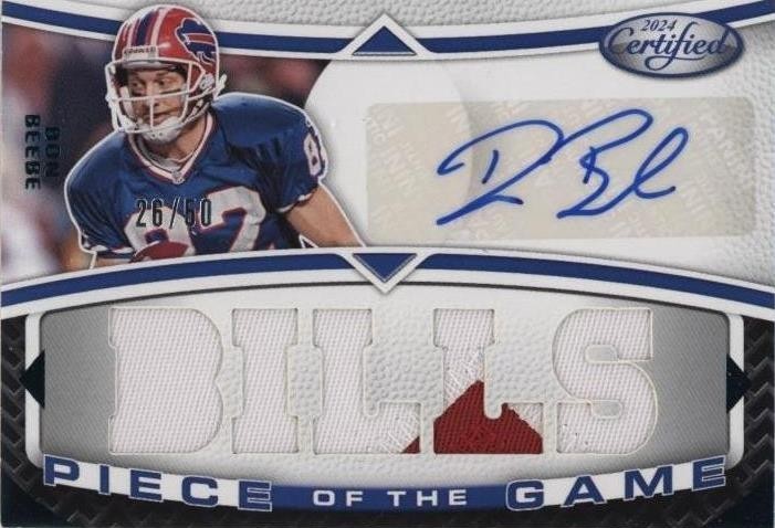 2024 Panini Certified - Piece of the Game Signatures Don Beebe #POTGS ...