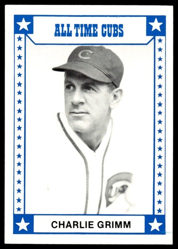1980 TCMA All Time Chicago Cubs Charlie Grimm Chicago Cubs #7 | eBay