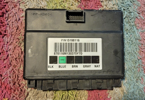⭐⭐02-07 CHEVROLET CADILLAC HUMMER GMC BCM BODY CONTROL MODULE 15198116 ...