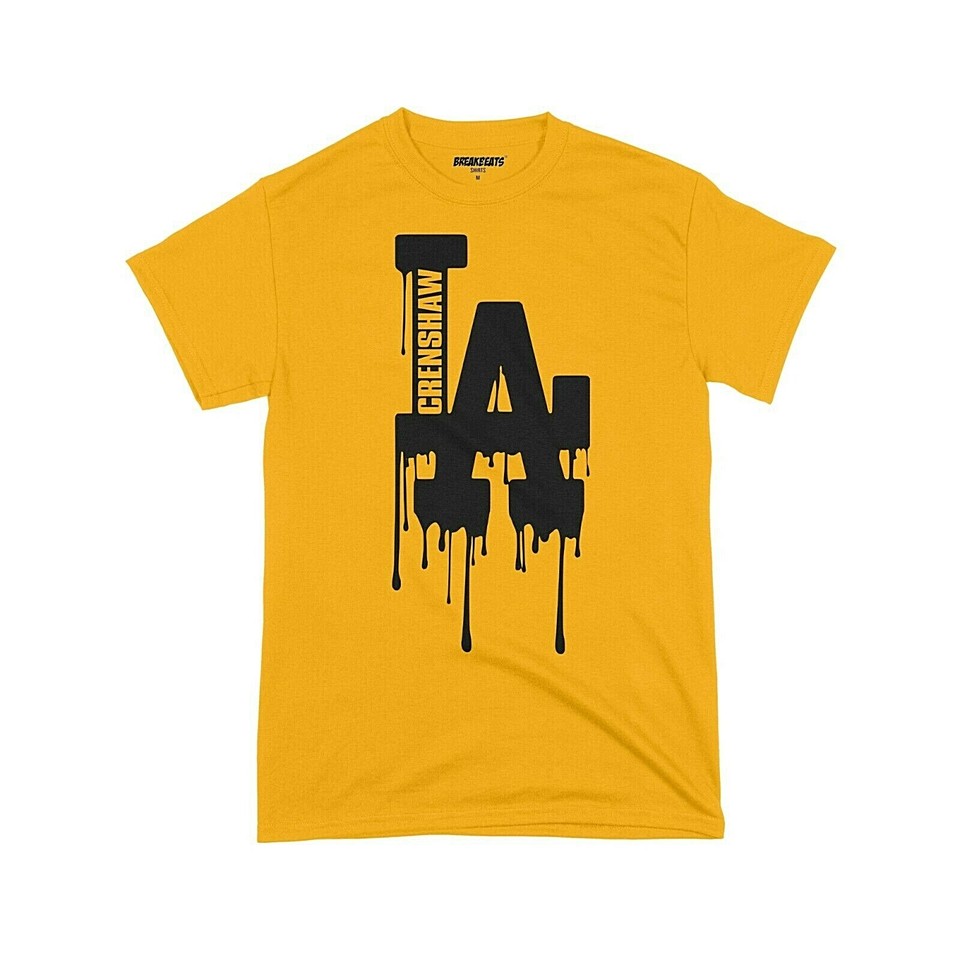 Crenshaw Drip L.A. California T-Shirt Hip Hop Men's Los Angeles Design ...