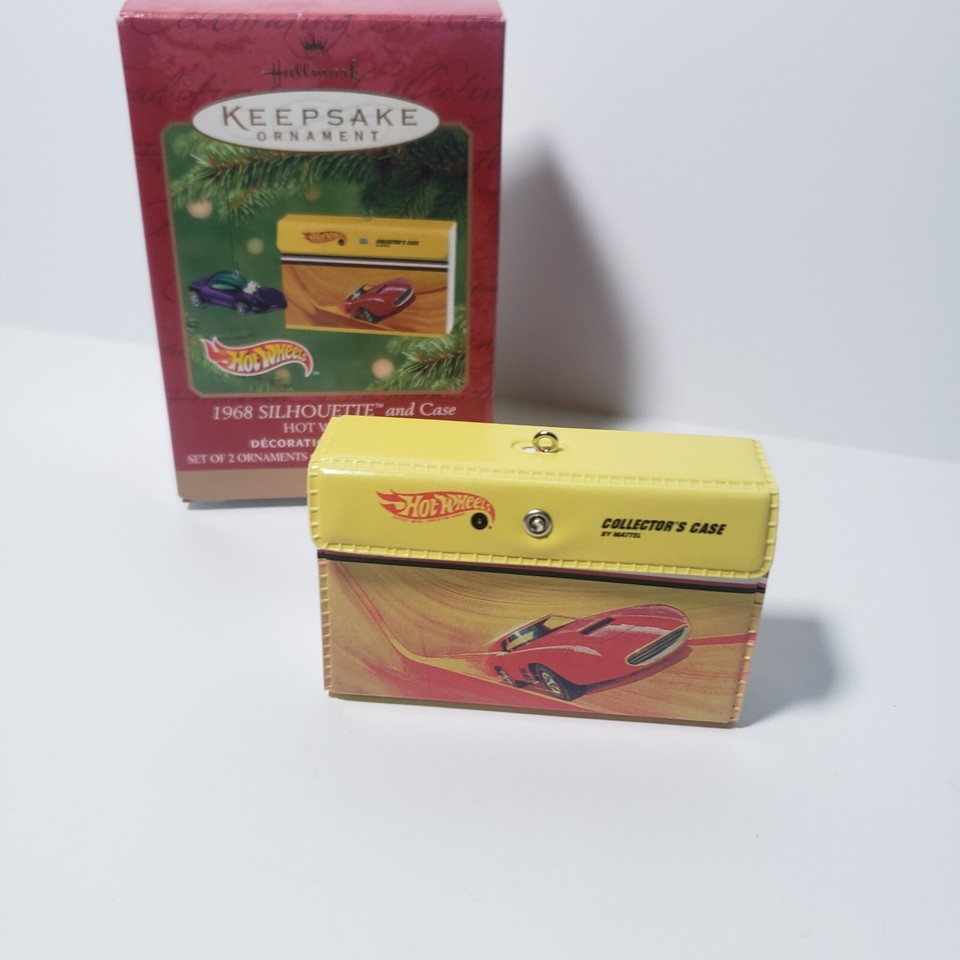 Hallmark "1968 Silhouette and Case" Hot Wheels Ornaments 2001 | eBay