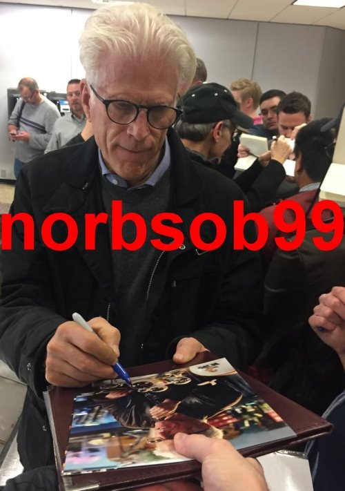 TED DANSON SIGNED AUTOGRAPH CSI BECKER CHEERS 8x10 PHOTO w/PROOF & ACOA ...