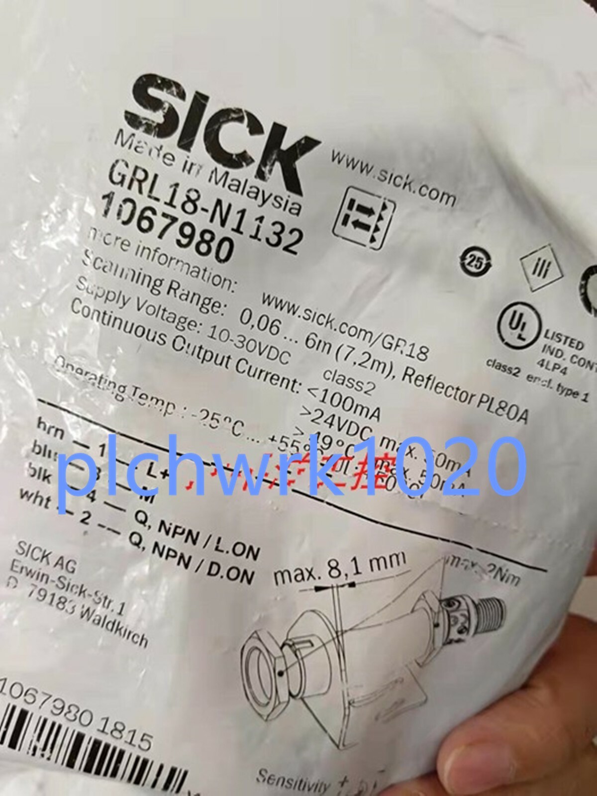 1 PCS NEW IN BOX SICK photoelectric sensor 1067980 GRL18-N1132 | eBay