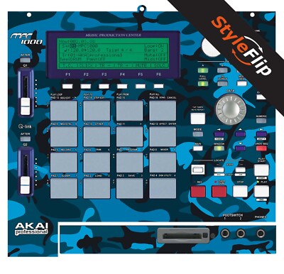 Akai MPC 1000 Skin | Camo Blue | Protective Decal | StyleFlip Skins | eBay