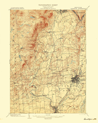 Reproductions - 1902 Topo Map