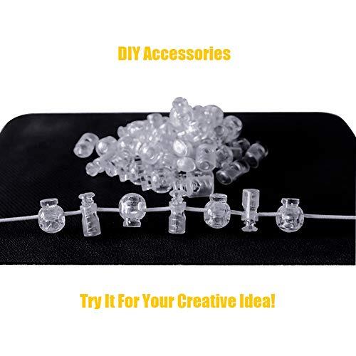 Plastic Cord Locks End Spring Cord Stops Toggles for Drawstrings 60 PCS ...