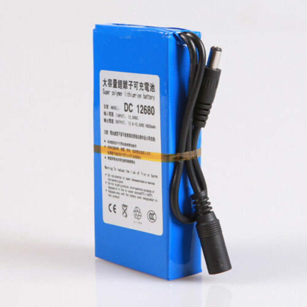 Portable DC 12V 6800mAh New Rechargeable Li-ion Battery Pack DC 12680 ...
