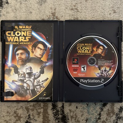 🔥 Star Wars: The Clone Wars Republic Heroes (PlayStation 2 PS2, 2009 ...