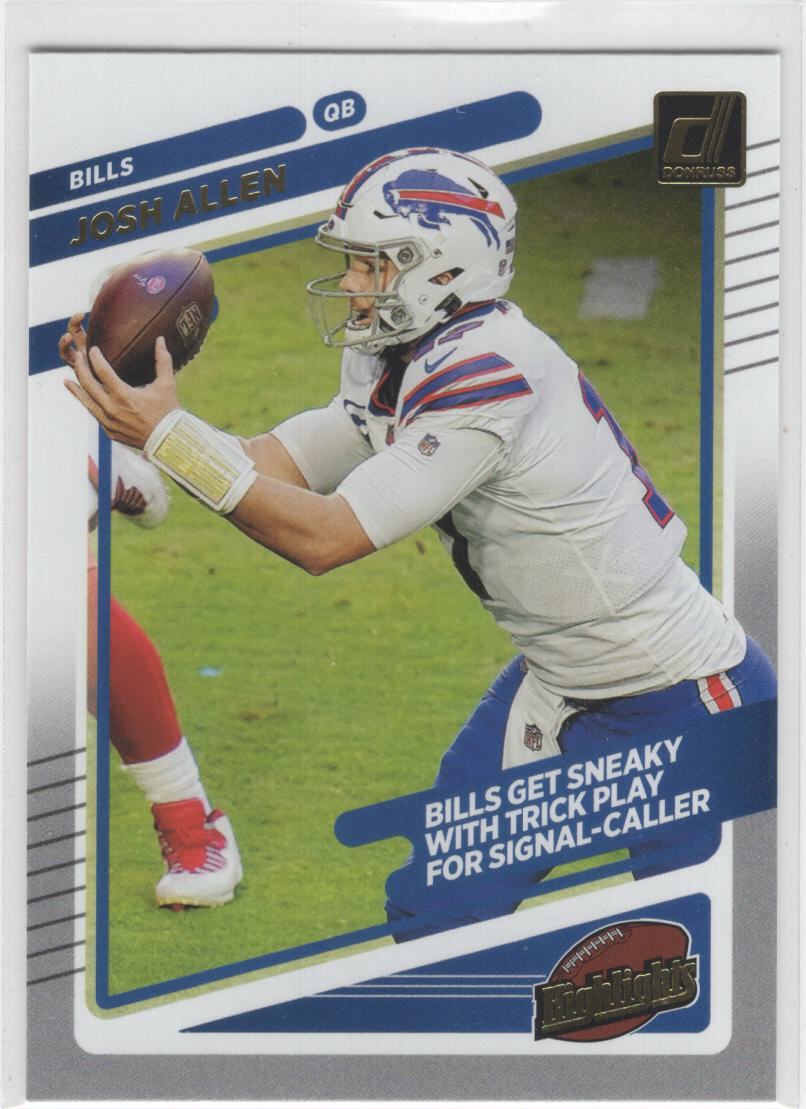 2021 Panini Donruss Josh Allen Highlights | eBay