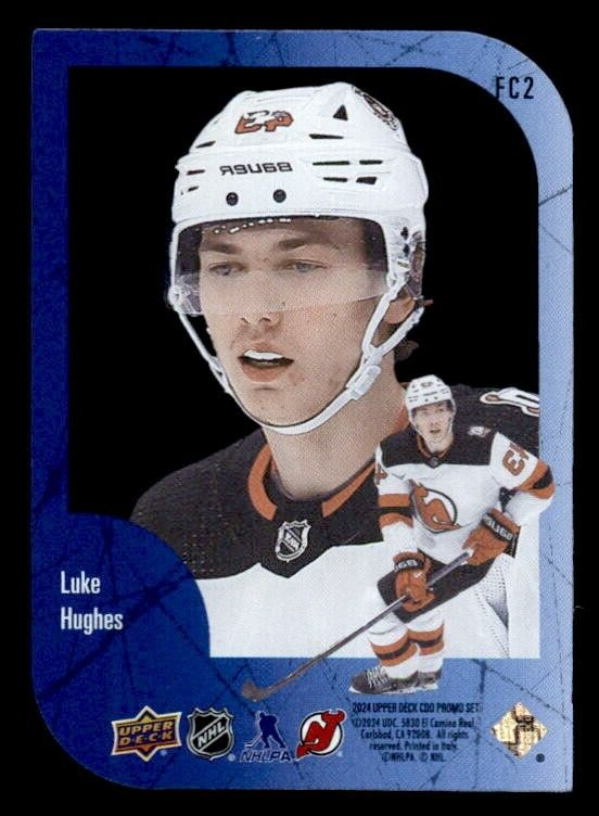 2023-24 Upper Deck Ice Future Champions CDD Exclusive #FC2 Luke Hughes ...