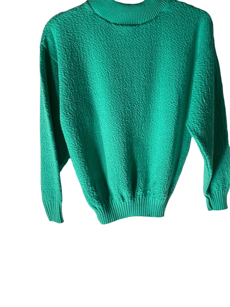 Vintage Kate Collins Aqua Blue Sweater - Gem