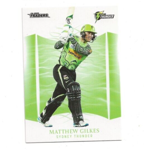 2023 24 BBL Cricket Traders LUXE SYDNEY THUNDER MATTHEW GILKES COMMON ...