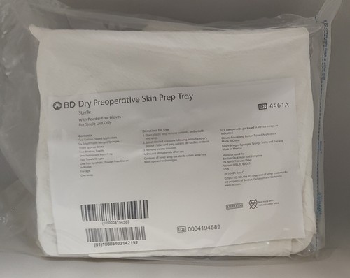 Sterile BD Dry Preoperative Skin Prep Tray - REF 4461A in Nepal at NPR ...