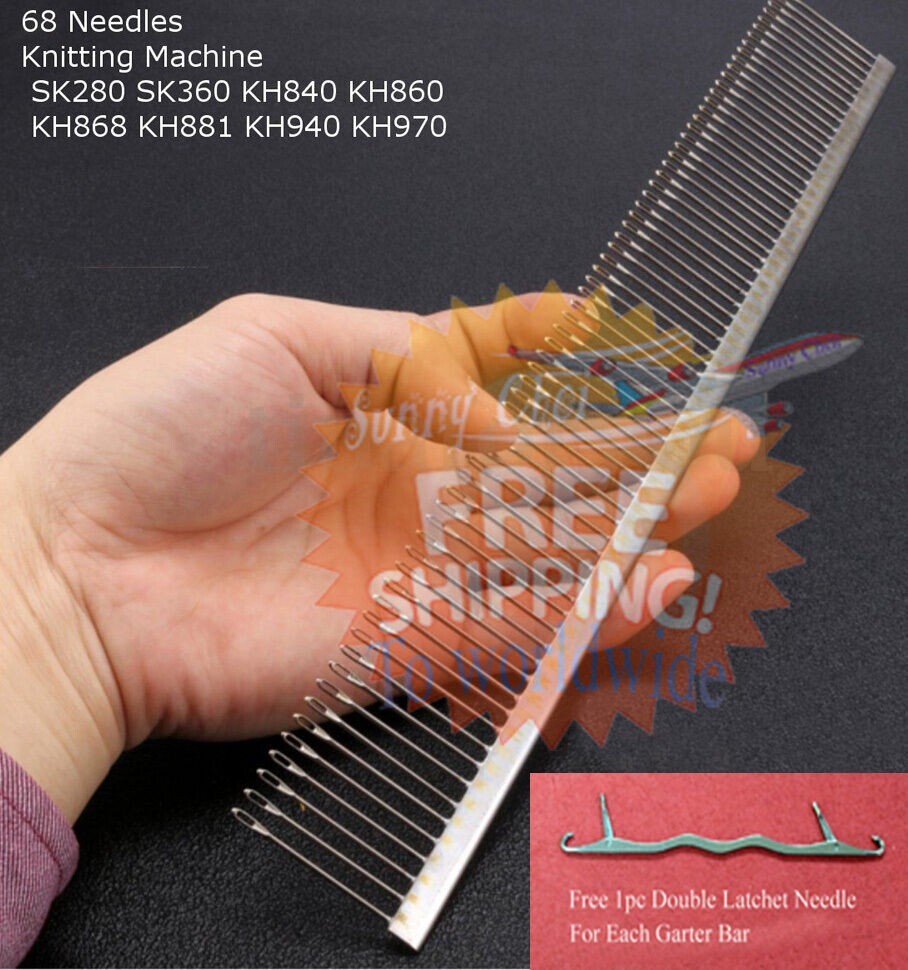 Garter Bar 4.5mm Knitting Machine Brother Singer KH836 KH840 KH860 ...