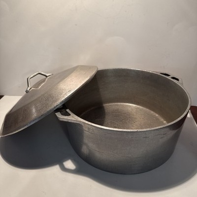 Vintage SUPER MAID SUPREME Cookware Aluminum Round Roaster Handles W ...