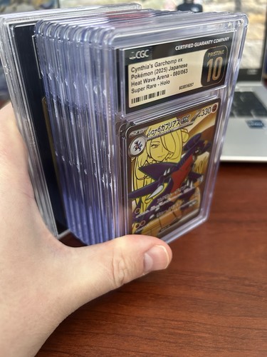 Bulk Graded Pokemon Card Slab Lot of 10 - Gold CSR Super Rares CGC ...