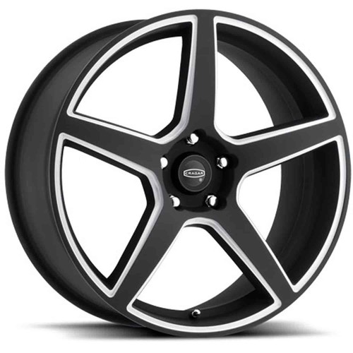 Cragar 620BMBC08520 Modern Muscle 620 Series Matte Black w/Machined ...