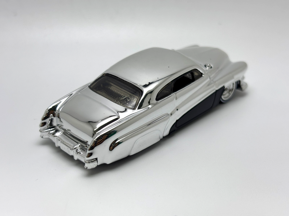 Custom Spectraflame Mirror Chrome 1/64 Hotwheels Hirohata Merc Real ...