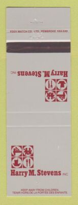 Matchbook Cover - Harry M Stevens Concessions Sports Cranbury NJ | eBay