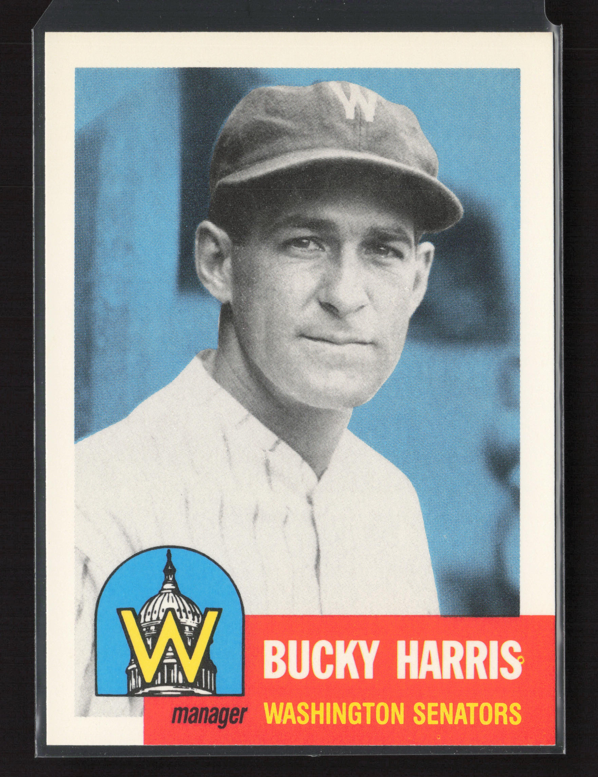 1991 Topps Archives 1953 #313 Bucky Harris Washington Senators | eBay