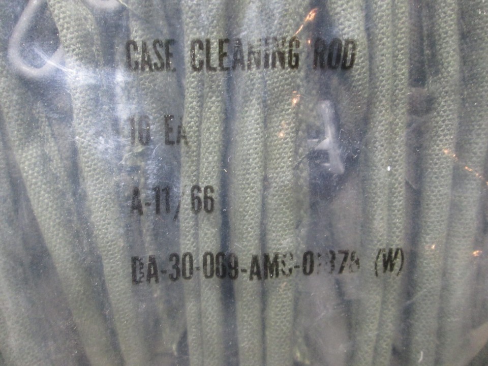 10 Unissued in Pack Vietnam War Dated USGI 30 Cal. M1 Cleaning Rod ...
