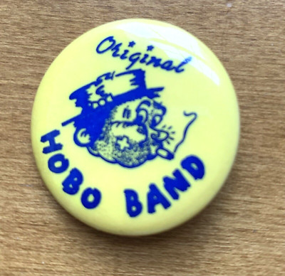 Vintage Original Hobo Band Logo Pin Button 1 1/4” | eBay