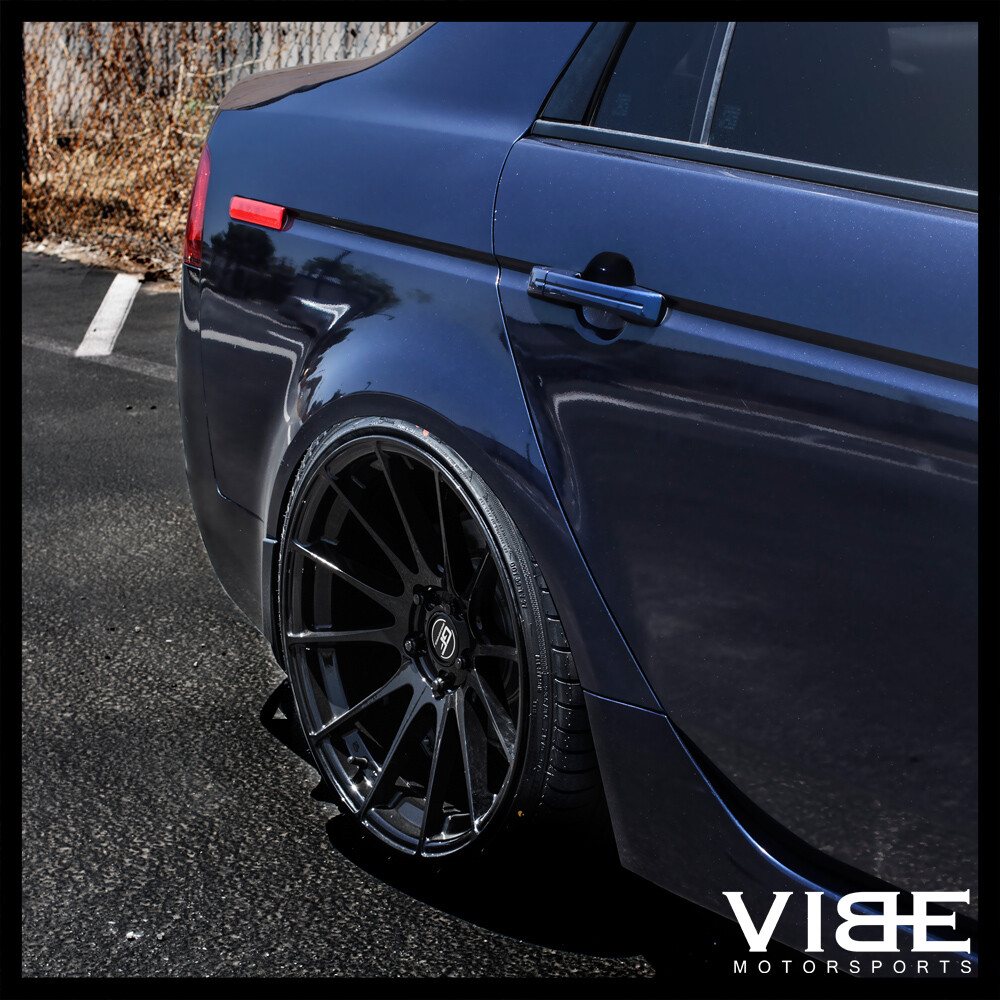 20" MRR GROUND FORCE GF6 BLACK CONCAVE WHEELS RIMS FITS INFINITI G37 ...