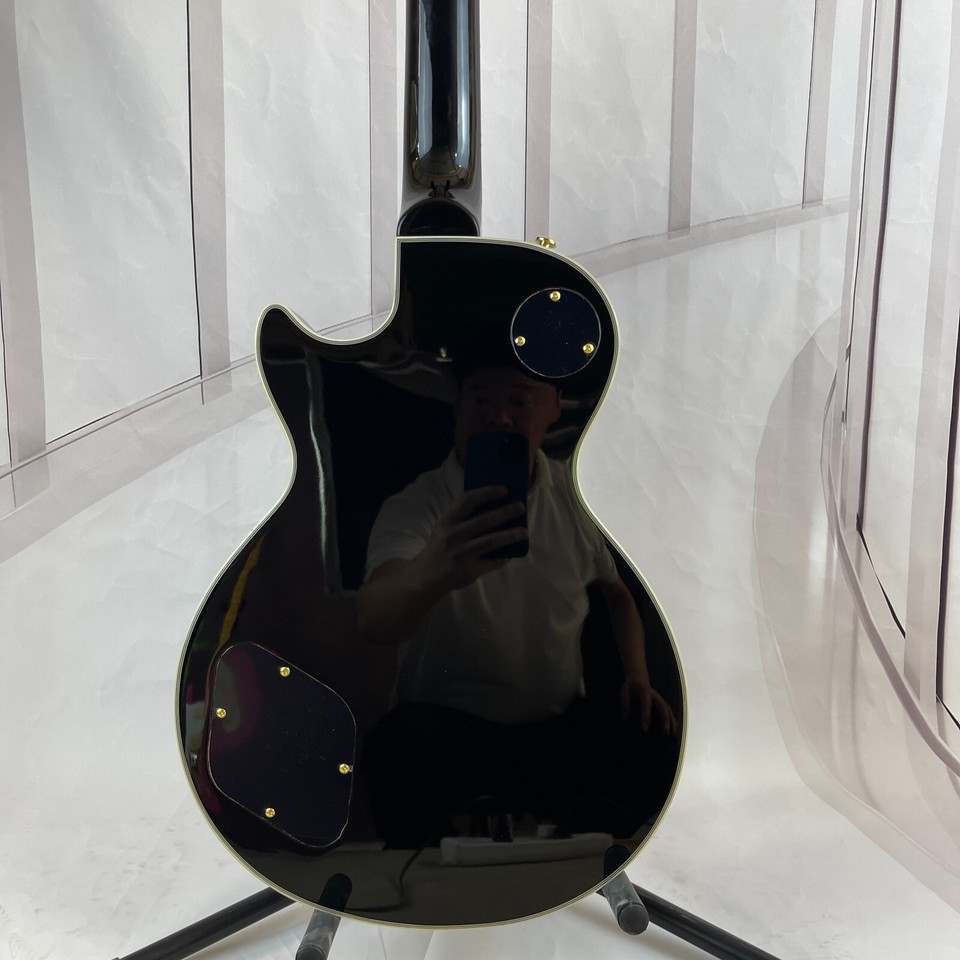 Custom LP Black Beauty Electric guitar H-H-H pickup Gold hardware 22 ...