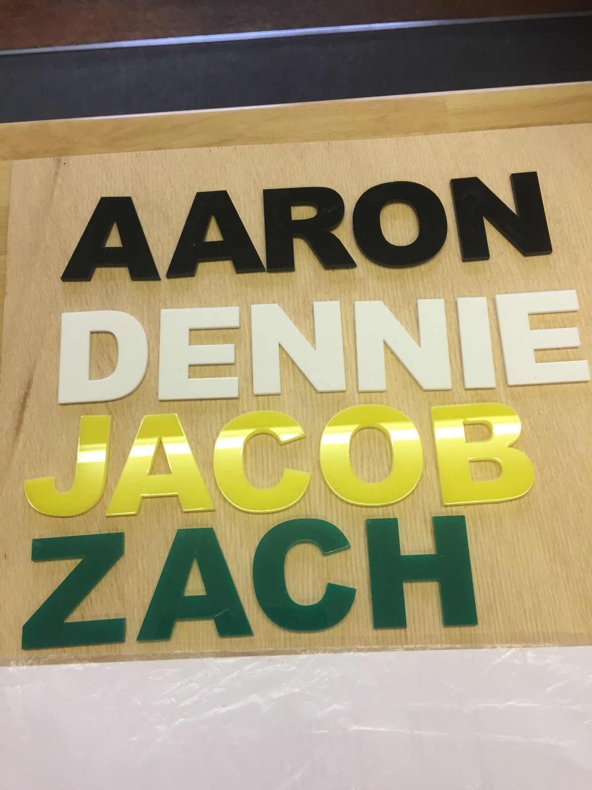 PERSPEX ACRYLIC COLOURED FLAT CUT LETTERS 100mm HIGH ALPHABET FOR KIDS ...