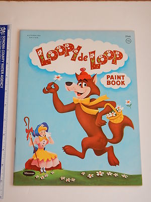 1960 HANNA BARBERA LOOPY DE LOOP COLORING BOOK HIGH GRADE UNUSED | eBay