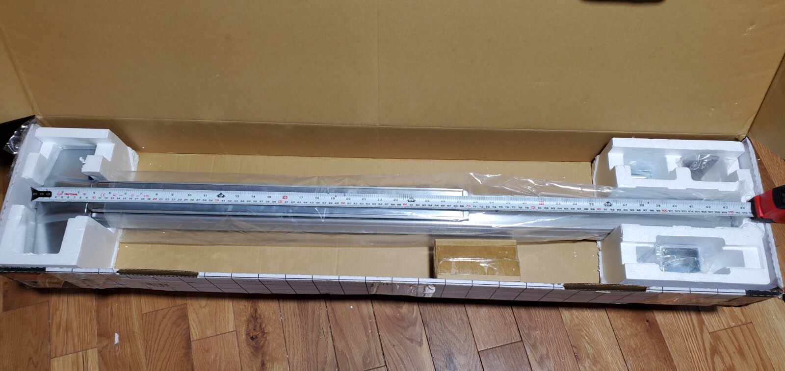 New Hager 4500 Series Push Emergency Panic Exit Device 44" Satin Chrome ...