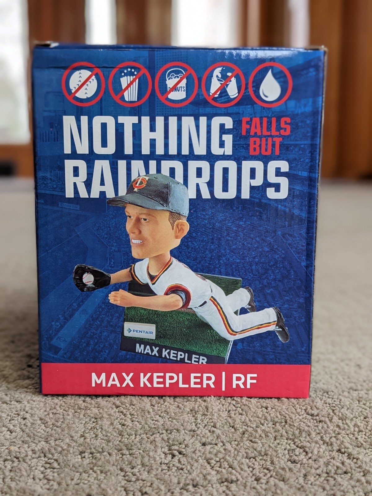 2018 MAX KEPLER BOBBLE HEAD Minnesota Twins SGA Nothing Falls But ...