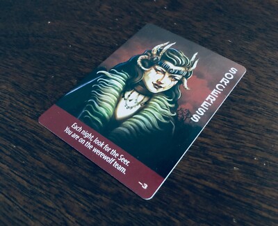 Ultimate Werewolf Sorceress Character Card Official Extra/Replacement ...