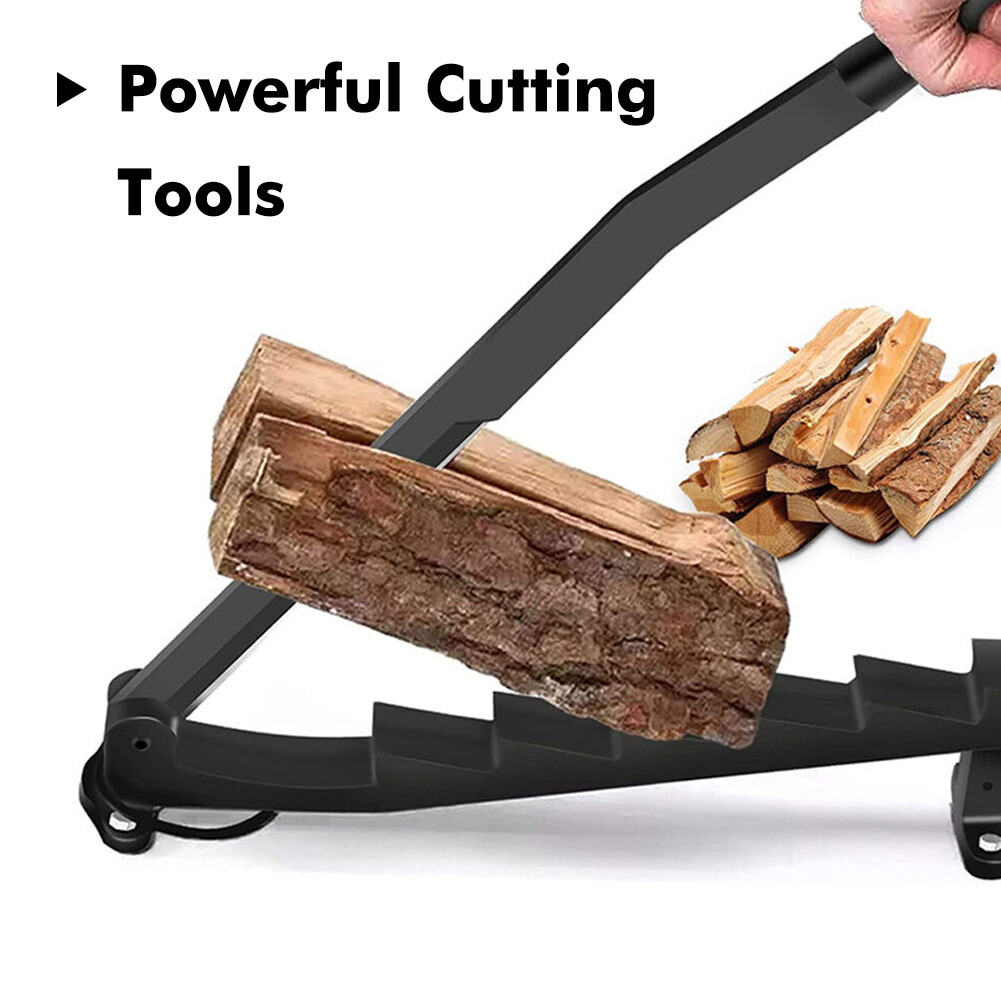 NEW Log Firewood Kindling Splitter Hand Manual Wood Splitting Tool Wall ...